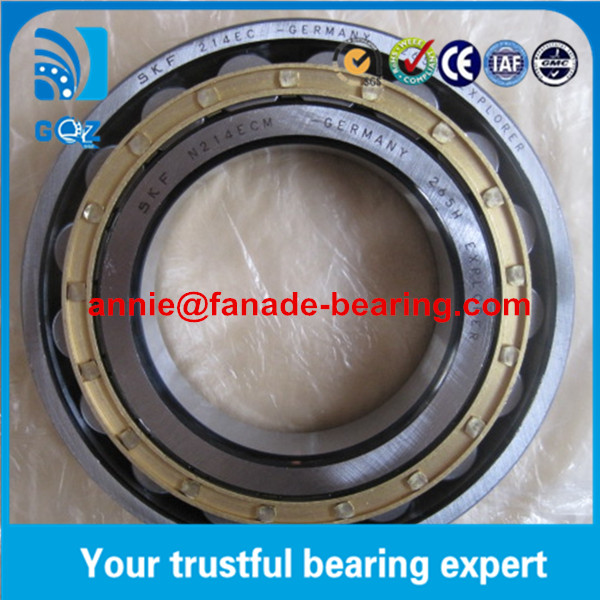 NJ207E Full Complement Cylindrical Roller Bearings , Low Friction Bearings