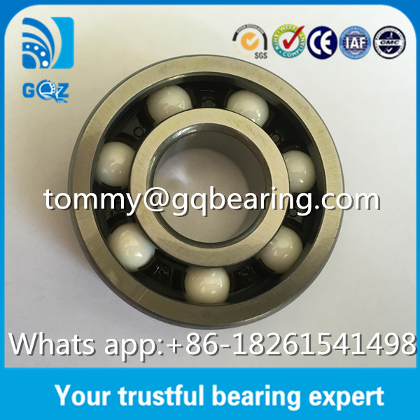 Hybrid Ceramic Deep Groove Ball Bearing with Nylon Retainer ZrO2 ...