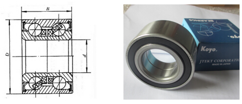 KOYO NSK Automotive Vehicle Bearings 38BWD21CA53 DAC38700038A 38 * 70 ...