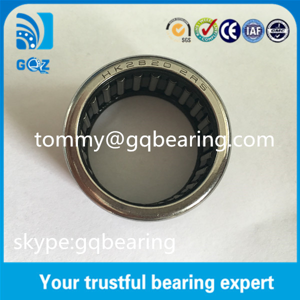 Lip Seals HK2820-2RS Drawn Cup Needle Roller Bearing with open ends