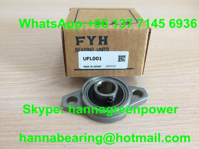 UFL001 Zinc Alloy Pillow Block Bearing FL001 - U001 Bearing 12*38*63mm