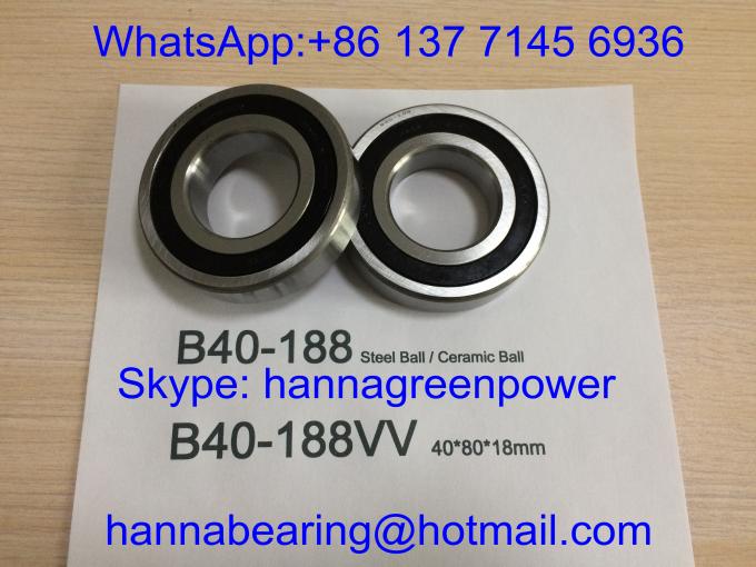B40-188VV 15000RPM Steel Ball Bearing B40-188-2RS High Speed Motor ...