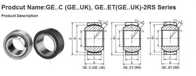 GE30ES 2RS Industrial Spherical Plain Bearings and Rod Ends 30x55x17 mm ...