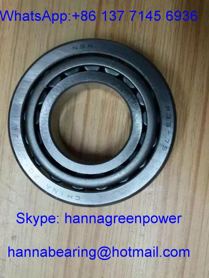 R35-75 / R35/75 Automotive Single Row Tapered Roller Bearing / Wheel ...