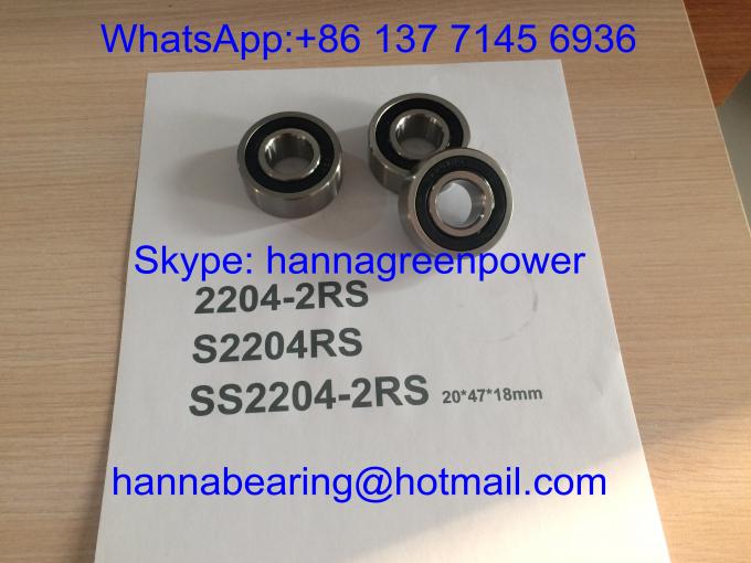 SS2204-2RS / S2204RS / 2204- TVH Stainless Steel Self - aligning Ball ...