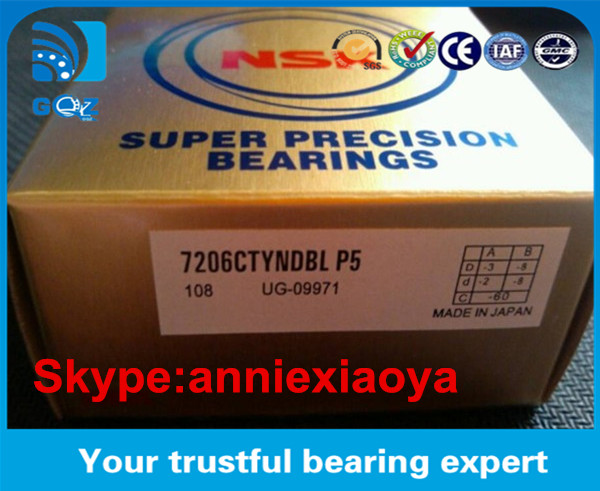 Single Row Open Seal Angular Contact Ball Bearing 7907CTYNSULP4 ...