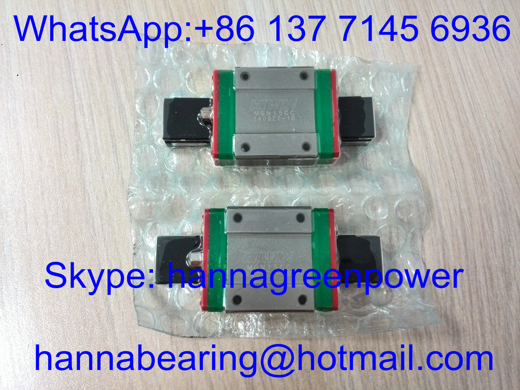 MGN15CH Guide Rail Block MGN15CC Linear Motion Ball Bearing MGN15C ...