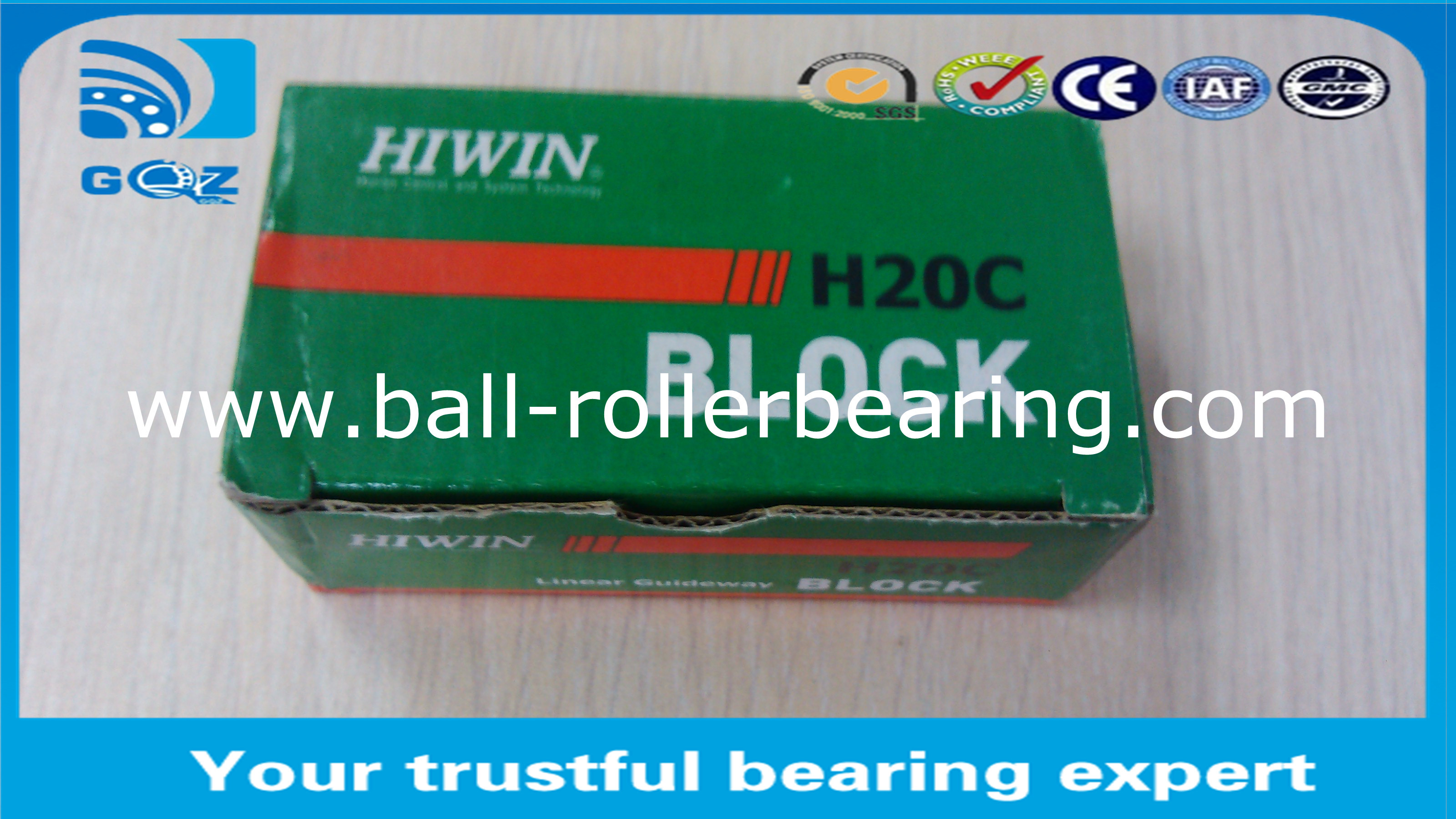 Lathe Machine HGH25HA Linear Ball Bearing Guideway High Precision 23 X ...