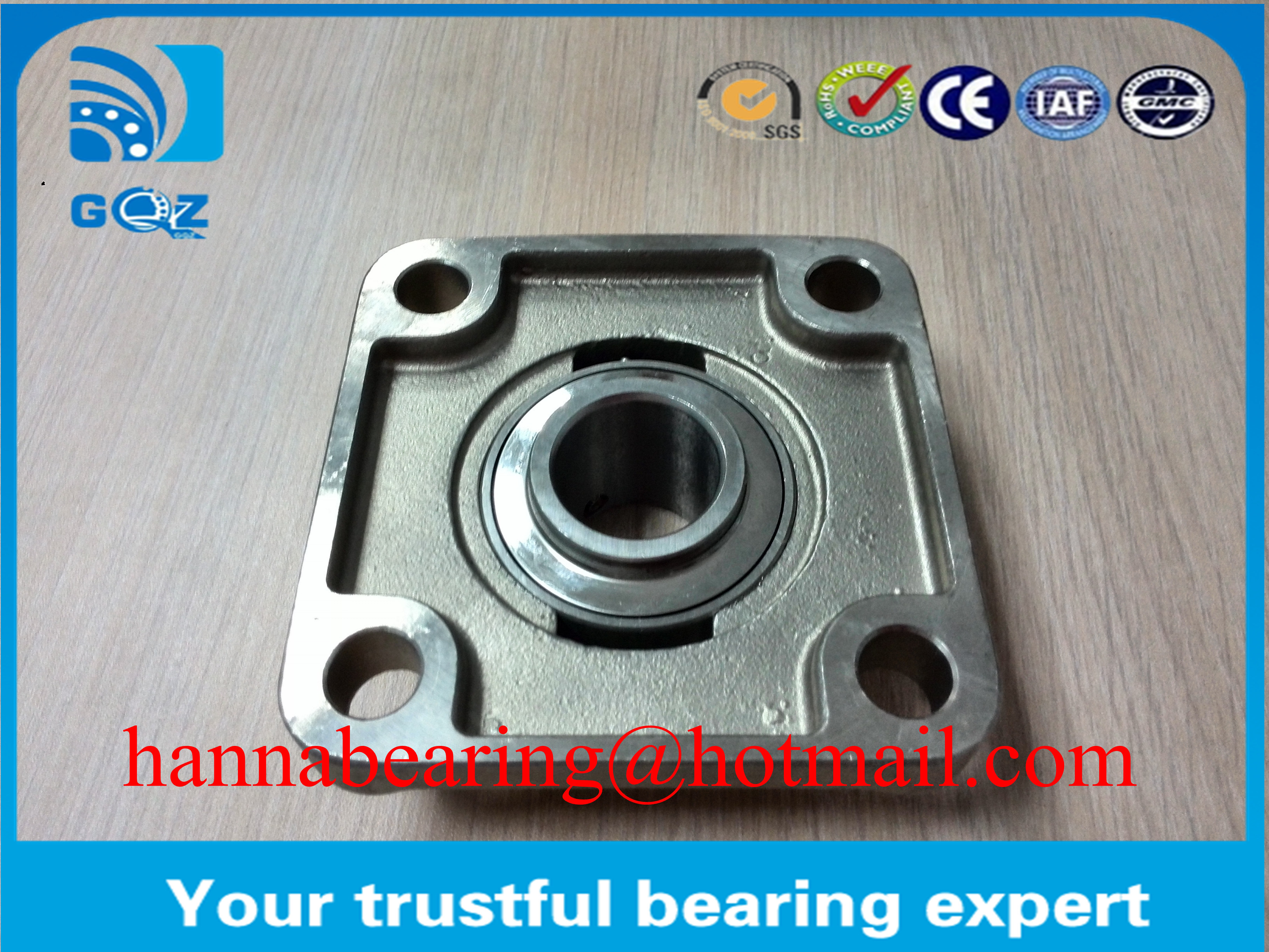 Shaft 30mm Metric Pillow Block Bearing SUCF206 Four Bolt Flanged ...