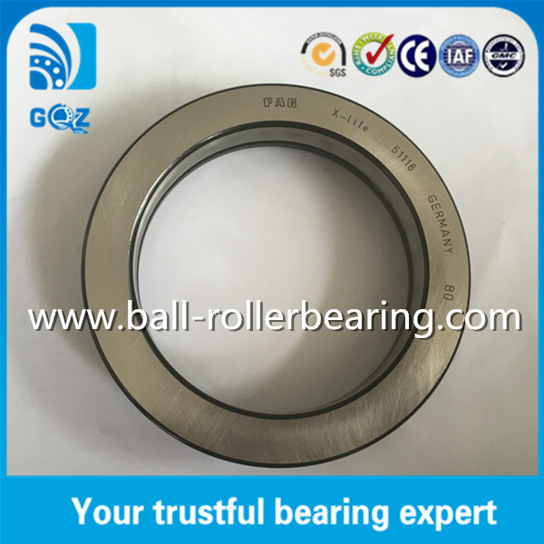 51118 Single Direction Thrust Ball Bearing With Seat Washers 90*120*22mm