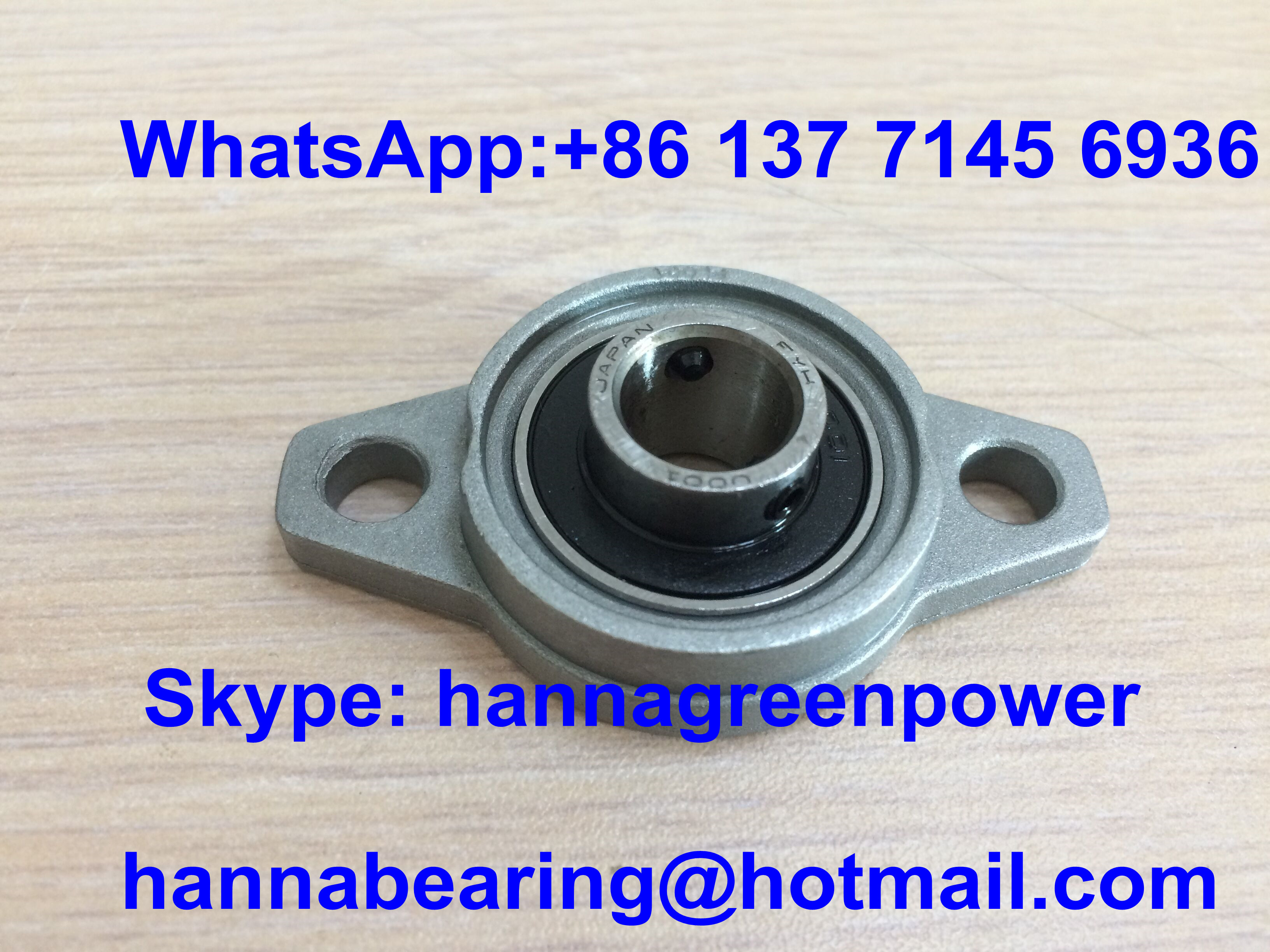 UFL001 Zinc Alloy Pillow Block Bearing FL001 - U001 Bearing 12*38*63mm