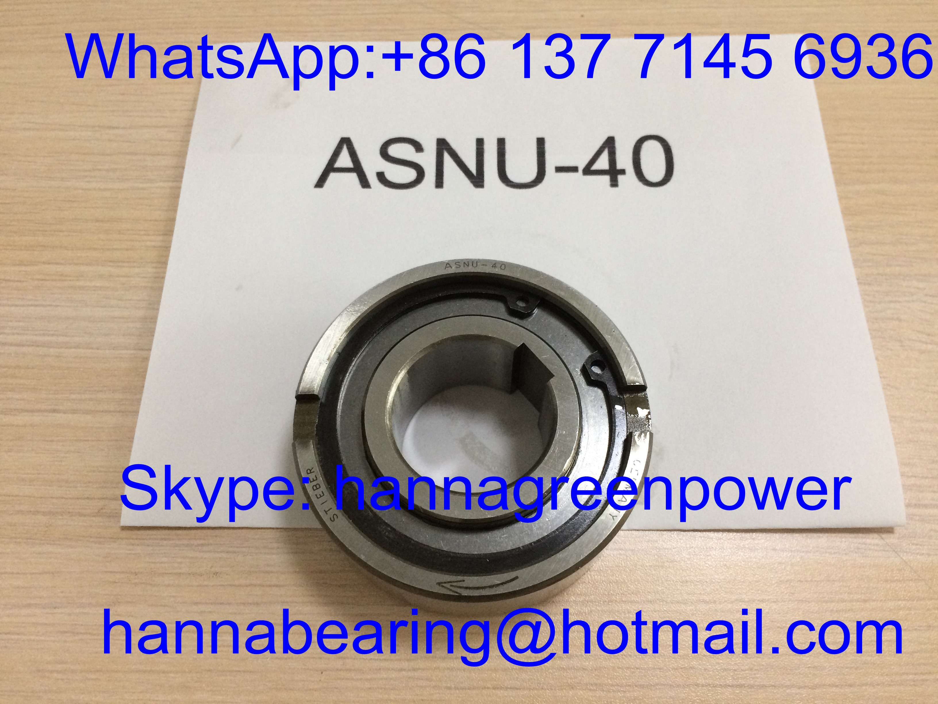 ASNU40 One Way Clutch Roller Bearing DSNU40 Freewheel Clutch Bearing 40 ...