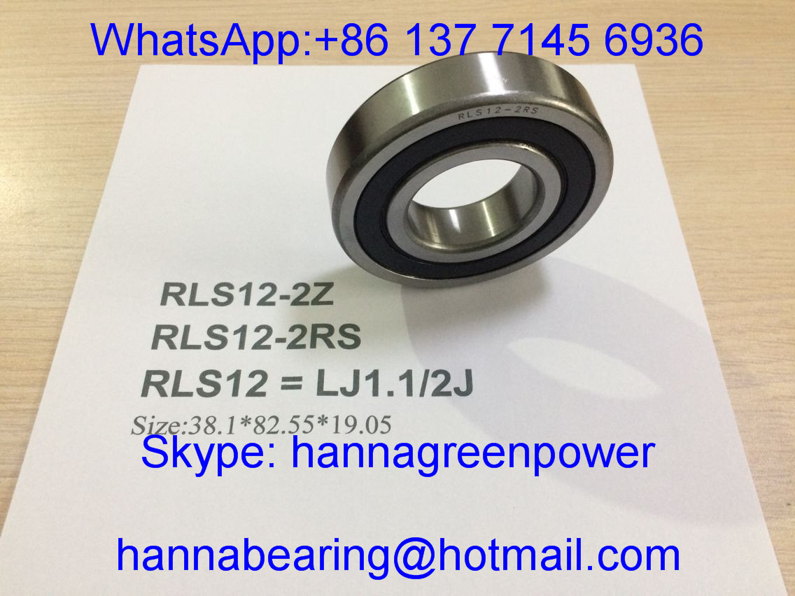 RLS12-2RS / LJ1.1/2-2RSJ Inch Size Automotive Bearings Deep Groove Ball ...