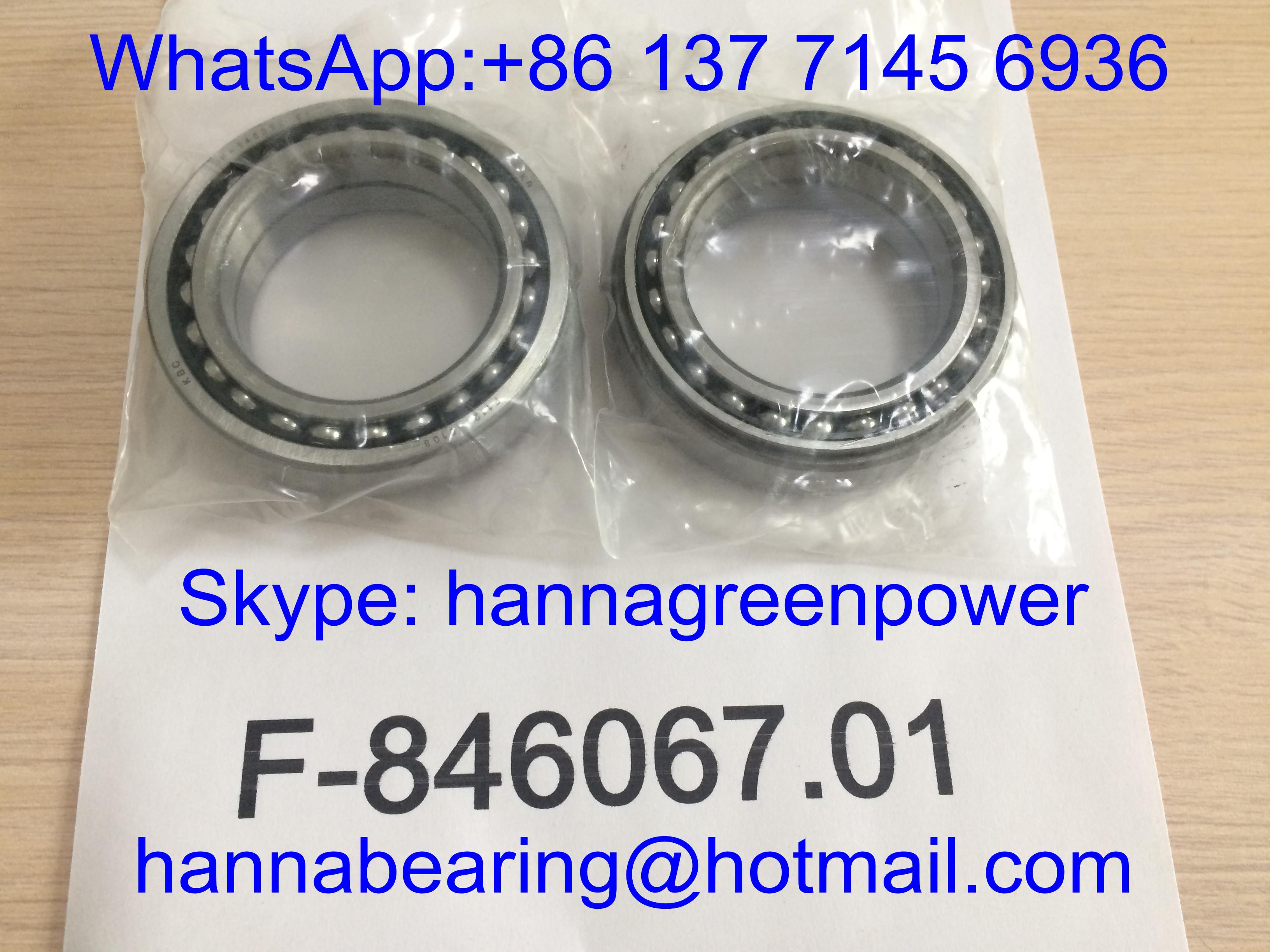 F-846067.01 / F-846067.1 Gearbox Automobile Ball Bearings / F846067