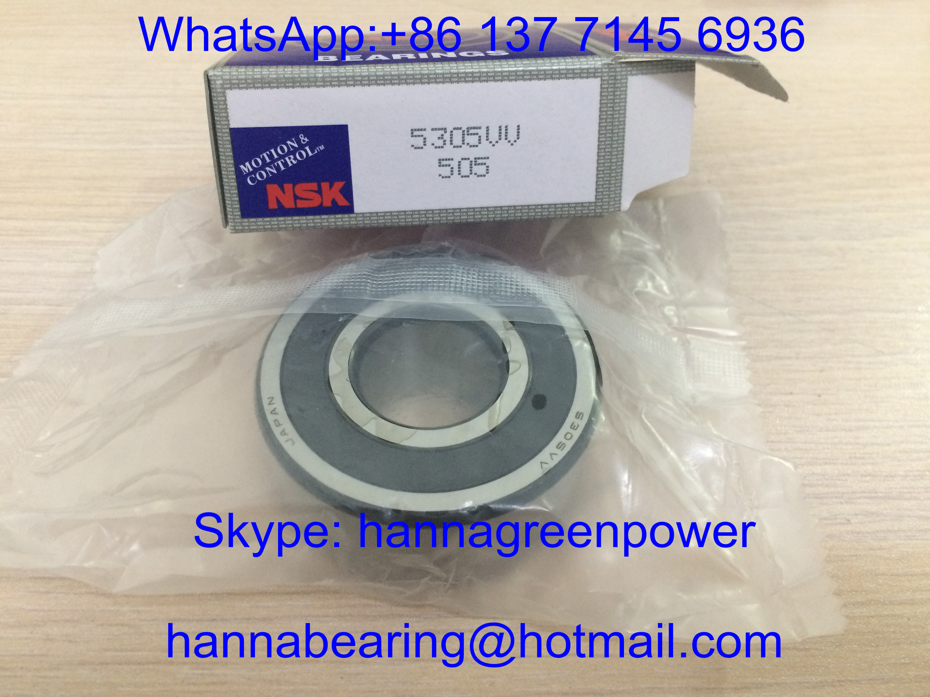 5305-2RS / 5305VV / 3305-2RS / 3305-2Z Double Row Angular Contact Ball ...