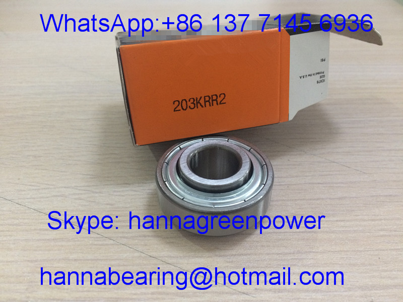 203KRR2 Metal Shielded Insert Ball Bearing / Agricultural Bearing 16. ...