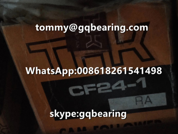 THK CF24-1RA Hexagon Socket Cam Follower Bearing with Spherical Outer ...