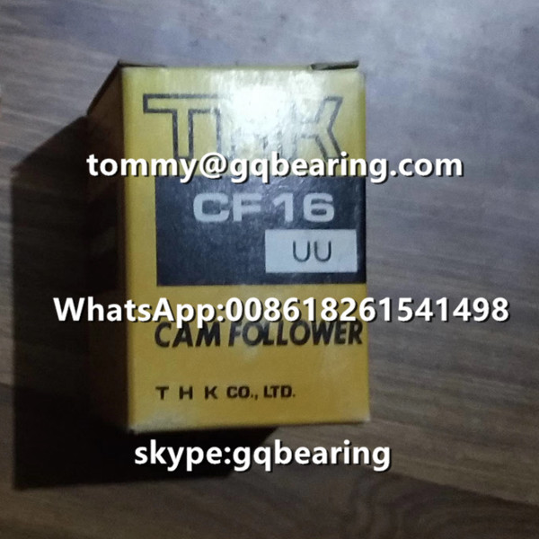 Japan Origin THK CF16UU Cam Follower Bearing with Cylindrical Outer Ring