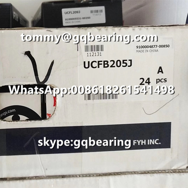 Cast Iron Material FYH UCFB205J 3-bolt Flanged Pillow Block Ball ...