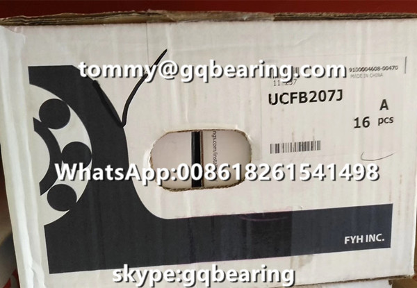 Cast Iron Material FYH UCFB205J 3-bolt Flanged Pillow Block Ball Bearing UCFB205