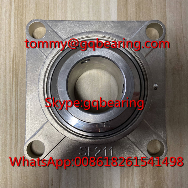 SSUCF211-32 Full Stainless Steel Four-bolt Flanged Housing Units UCF211 ...