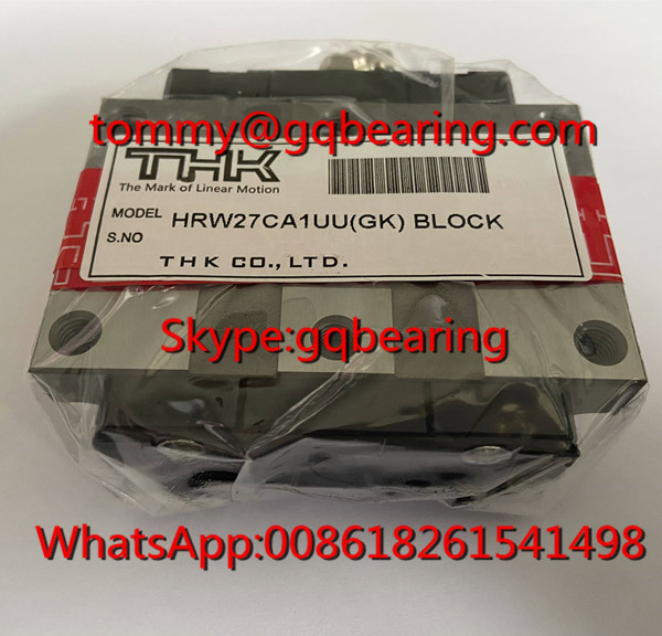 Gcr15 steel Material THK HRW27CA Linear Block HRW27CA1UU(GK) Precision ...