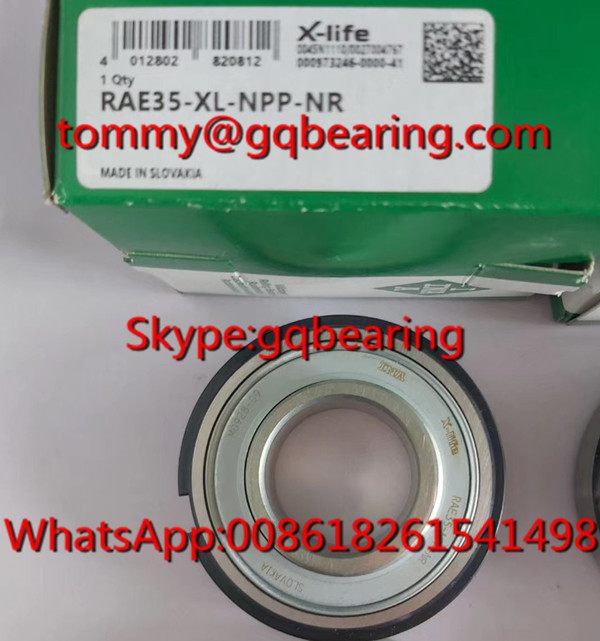 Gcr15 Steel Material INA RAE35-XL-NPP-NR Radial Insert Ball Bearing ...