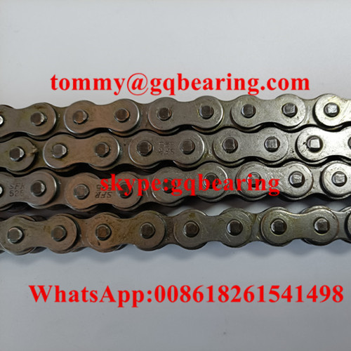 40MN Carbon Steel Motorcycle Chain 12.7mm Pitch Heat Treatment