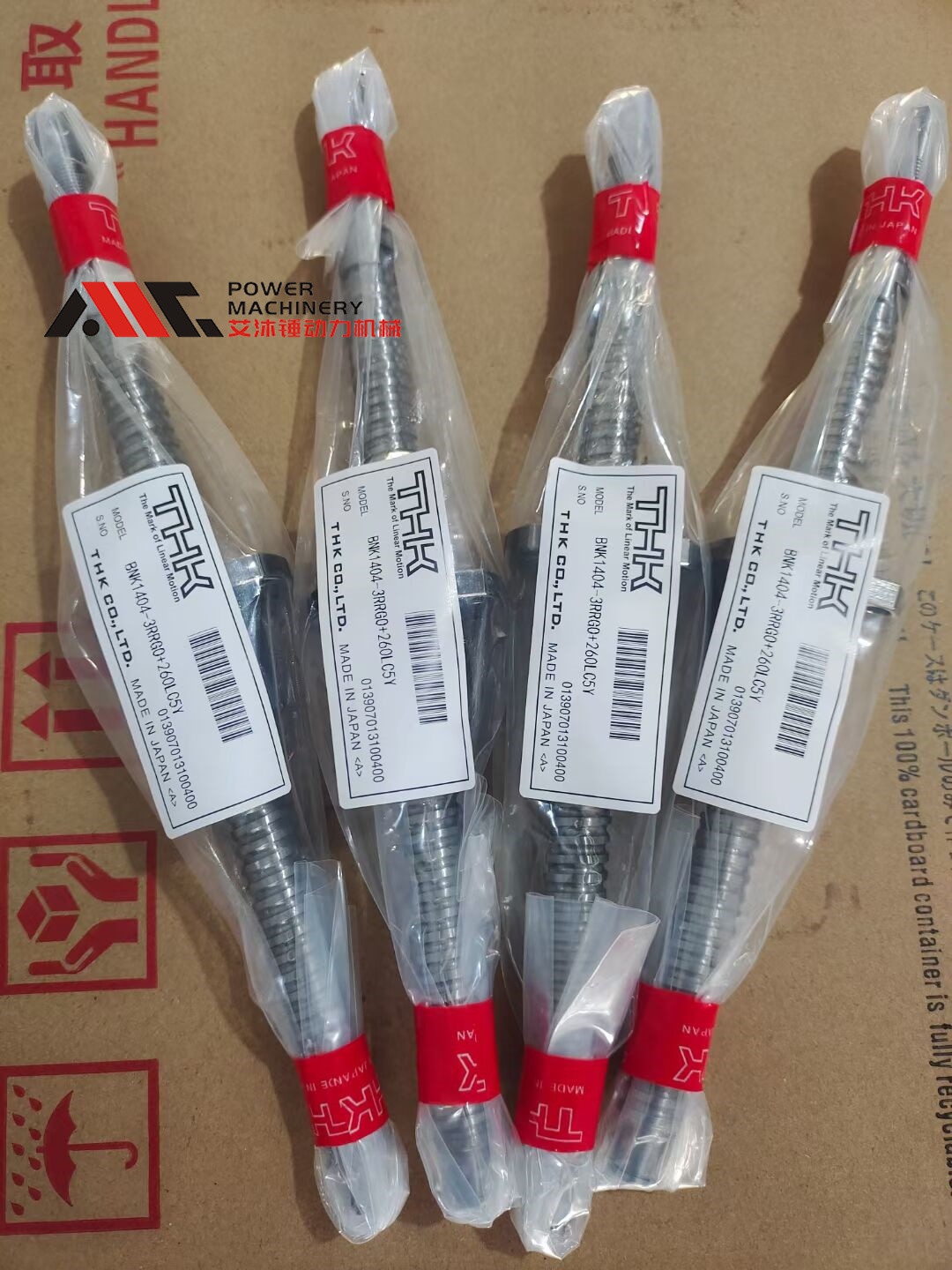 THK Linear Ball Bearing Rolled Ball Screw Actuator BNK 1404-3RRGO+260LC5Y