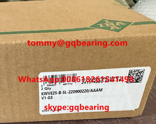 KWVE25-B-S-V1-G3 Circulating Ball Bearing Bracket Linear Guideway ...