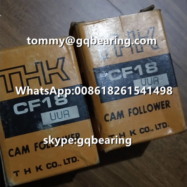 Gcr15 Steel Material THK CF18UU-AB Cam Follower Bearing with Hexagonal ...